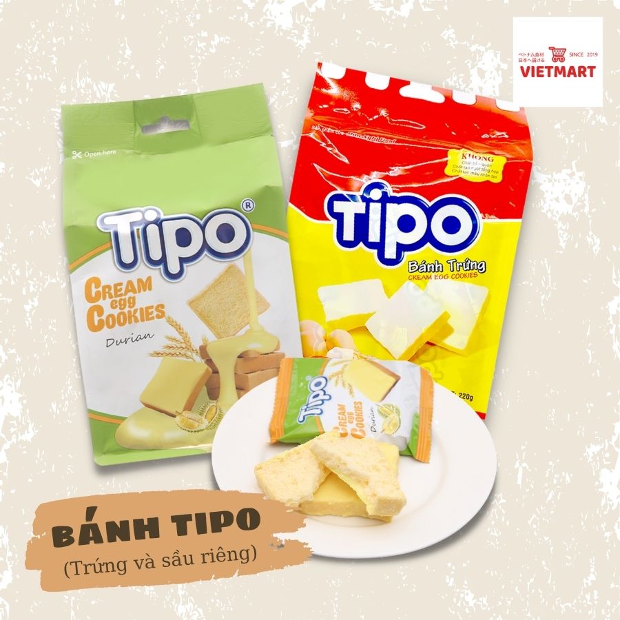Bánh trứng Tipo - Món ăn dành cho người “vội”
